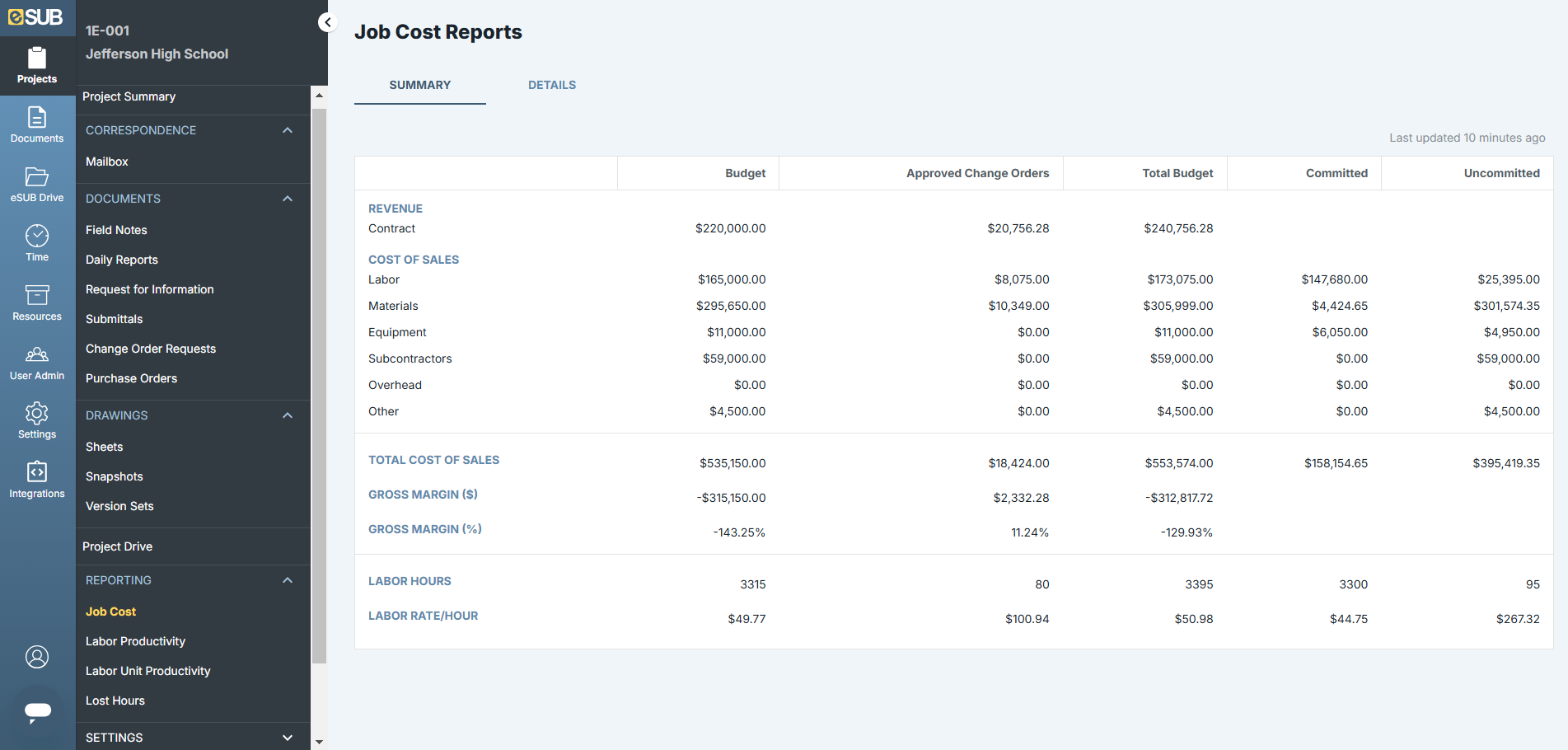 Construction Reporting Software for Subcontractors | eSUB